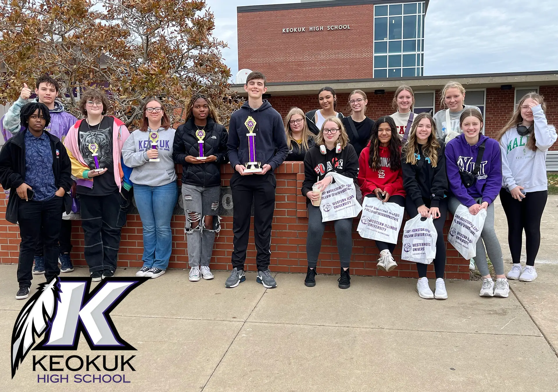 KHS students take first place in Biology Bowl at WIU - Keokuk Community School District
