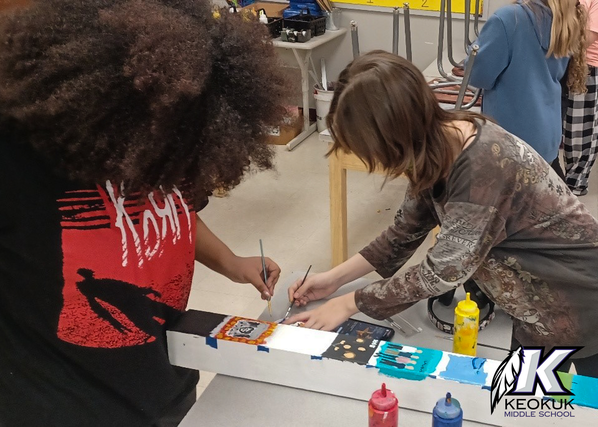 KMS students partner with Walldogs for City art project - Keokuk ...